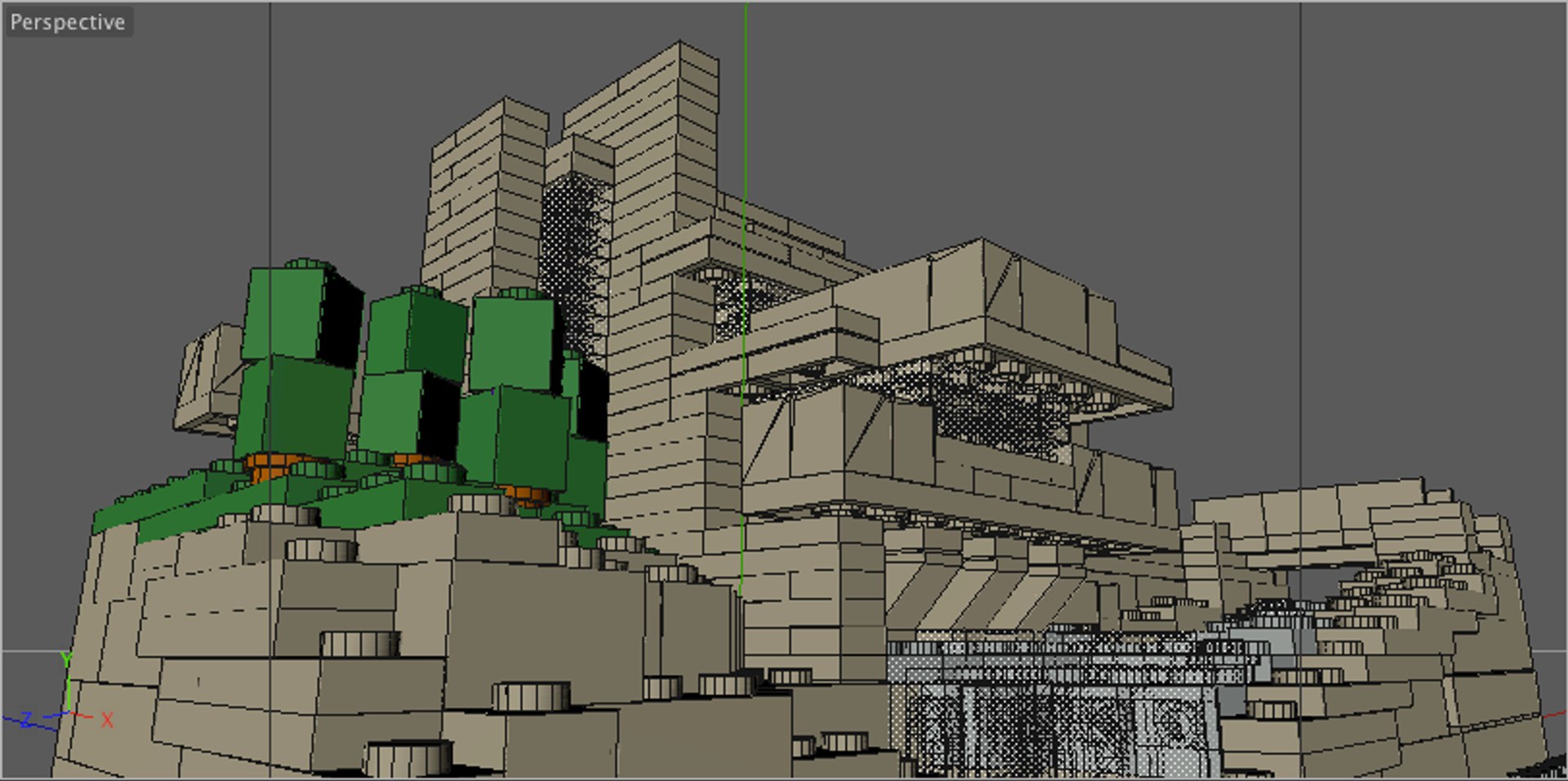 3d Model Fallingwater Lego