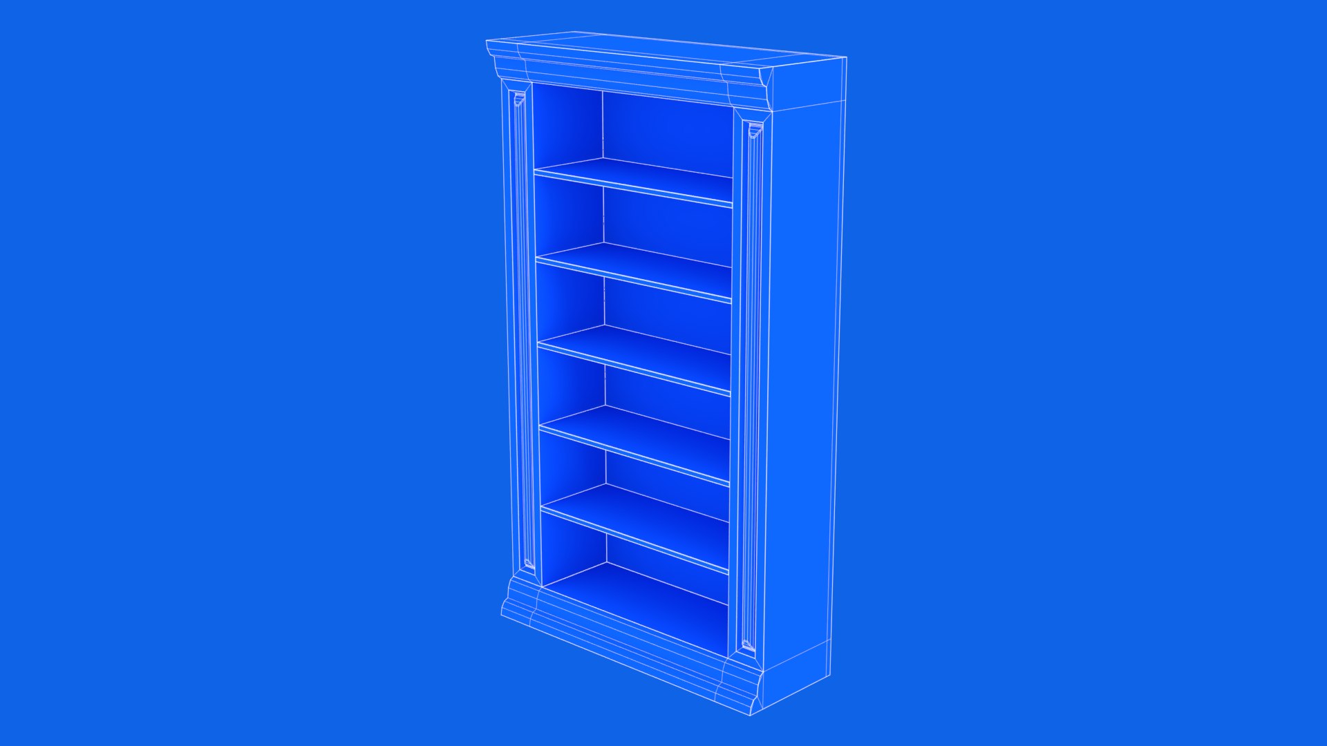 Book Shelf 3D Model - TurboSquid 1383630
