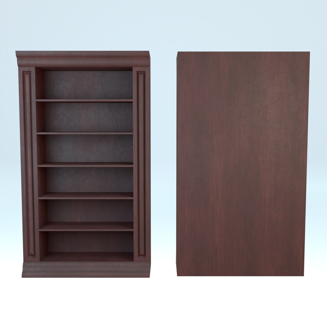 Book Shelf 3D Model - TurboSquid 1383630