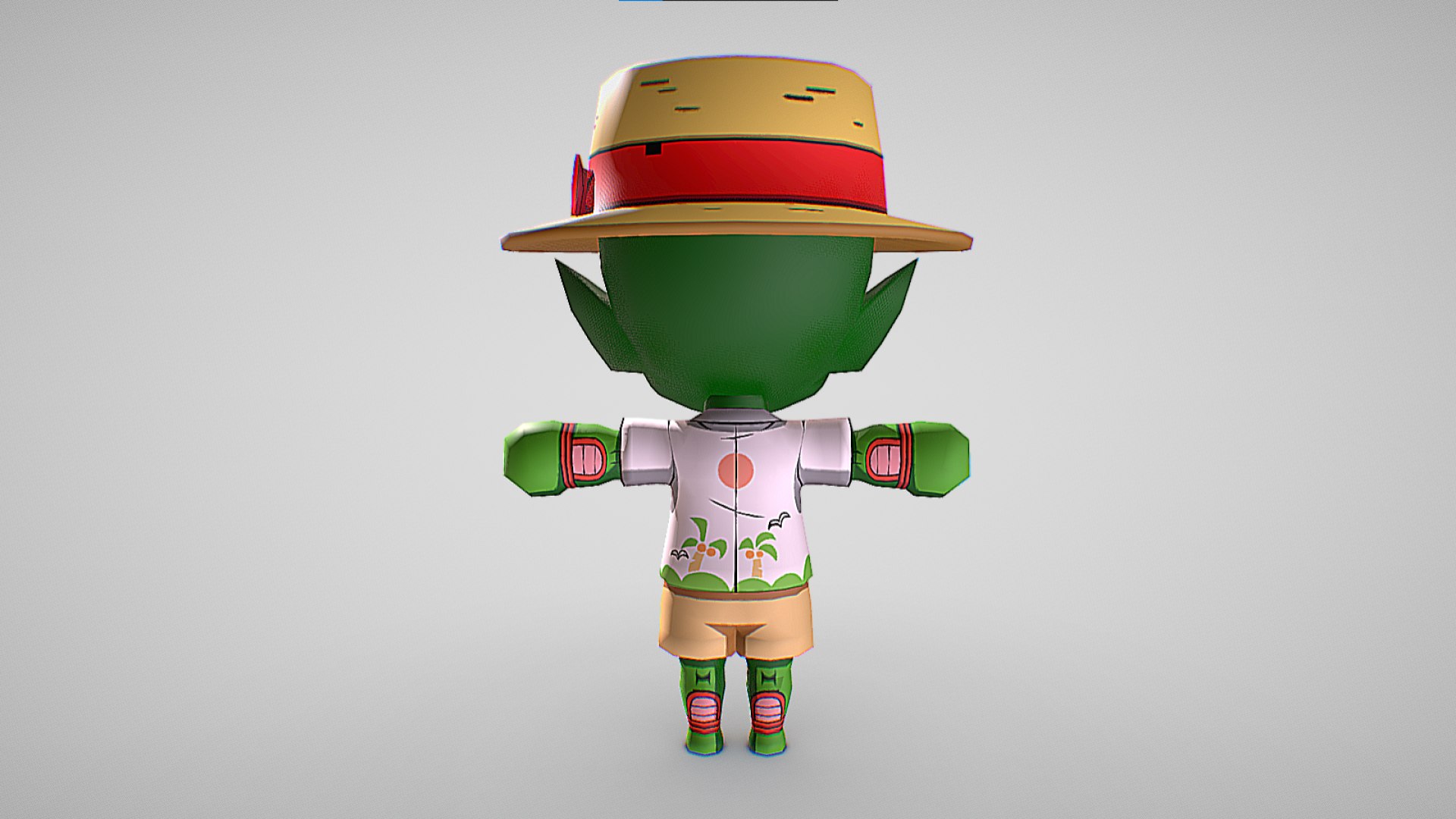 Piccolo Summer - Dragon Ball Fighters Z Model - TurboSquid 2351530