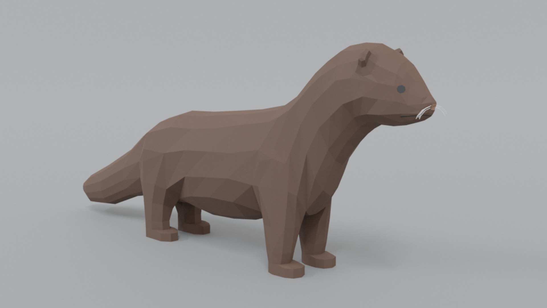 3D Model Mink Quads Blender - TurboSquid 1581358