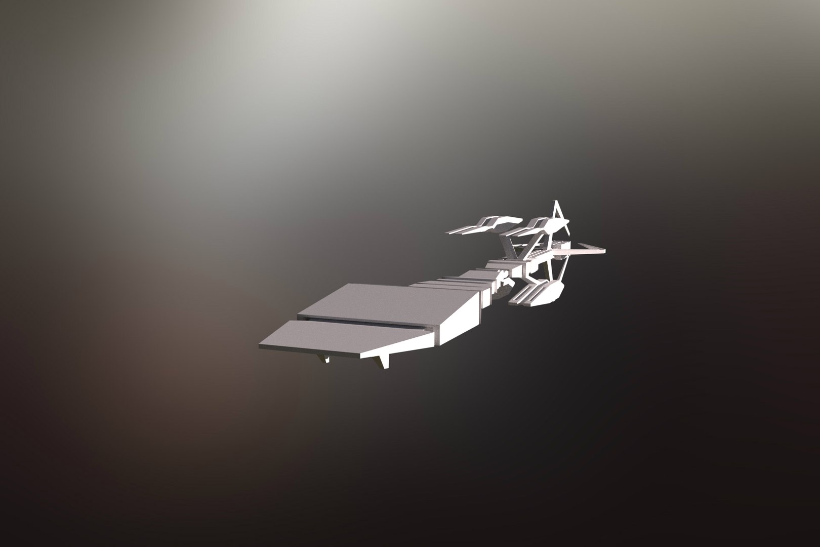 3D low-poly spaceship model - TurboSquid 1281221