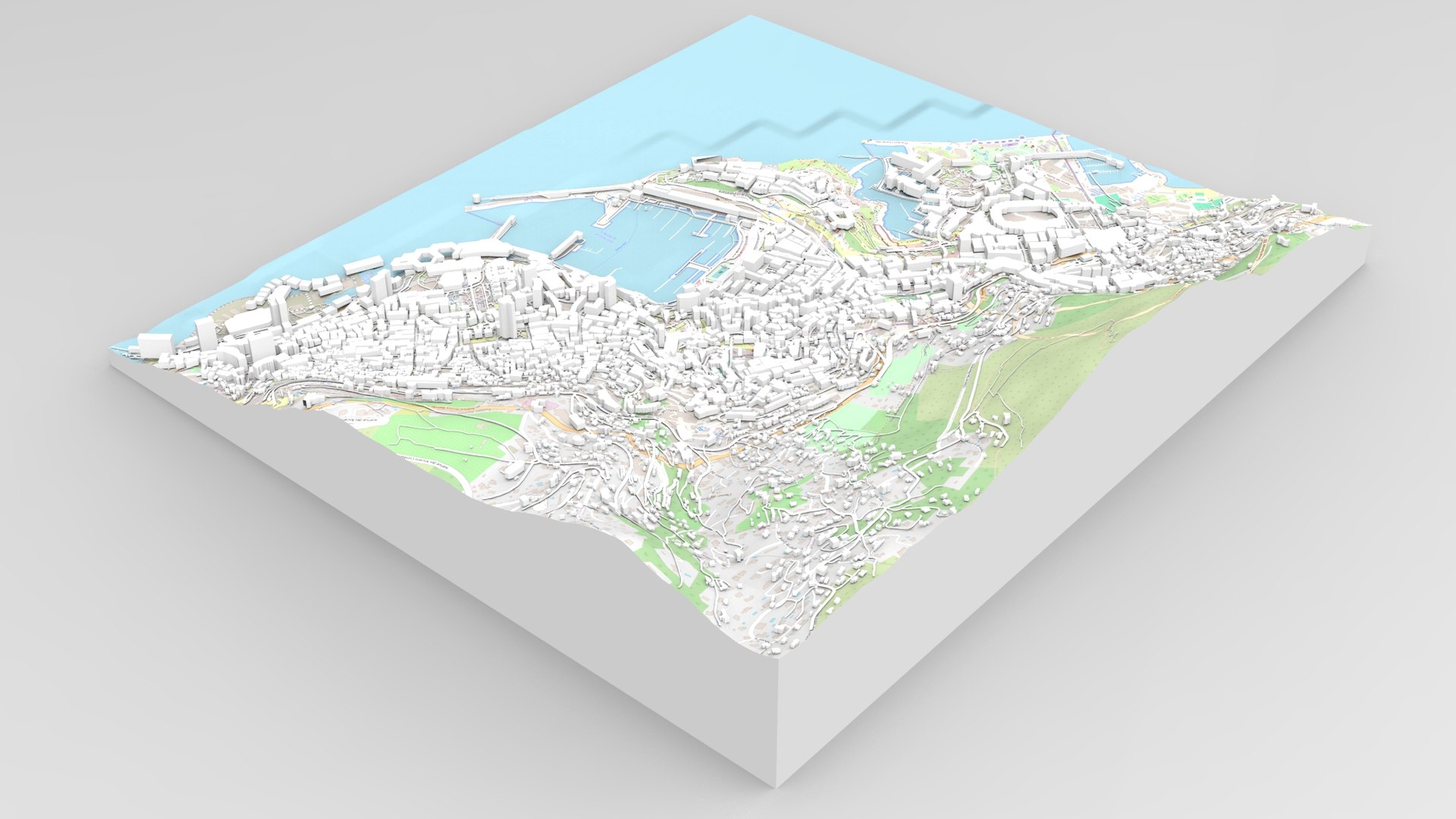 Cityscape Monaco France 3D Model - TurboSquid 2257722