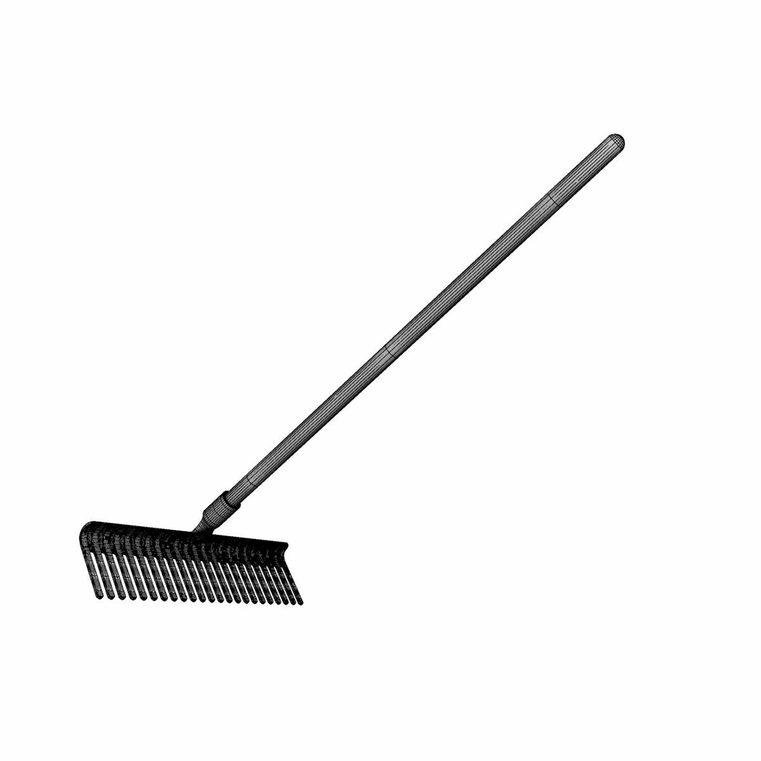 3D Rake Tool Model - TurboSquid 1656181
