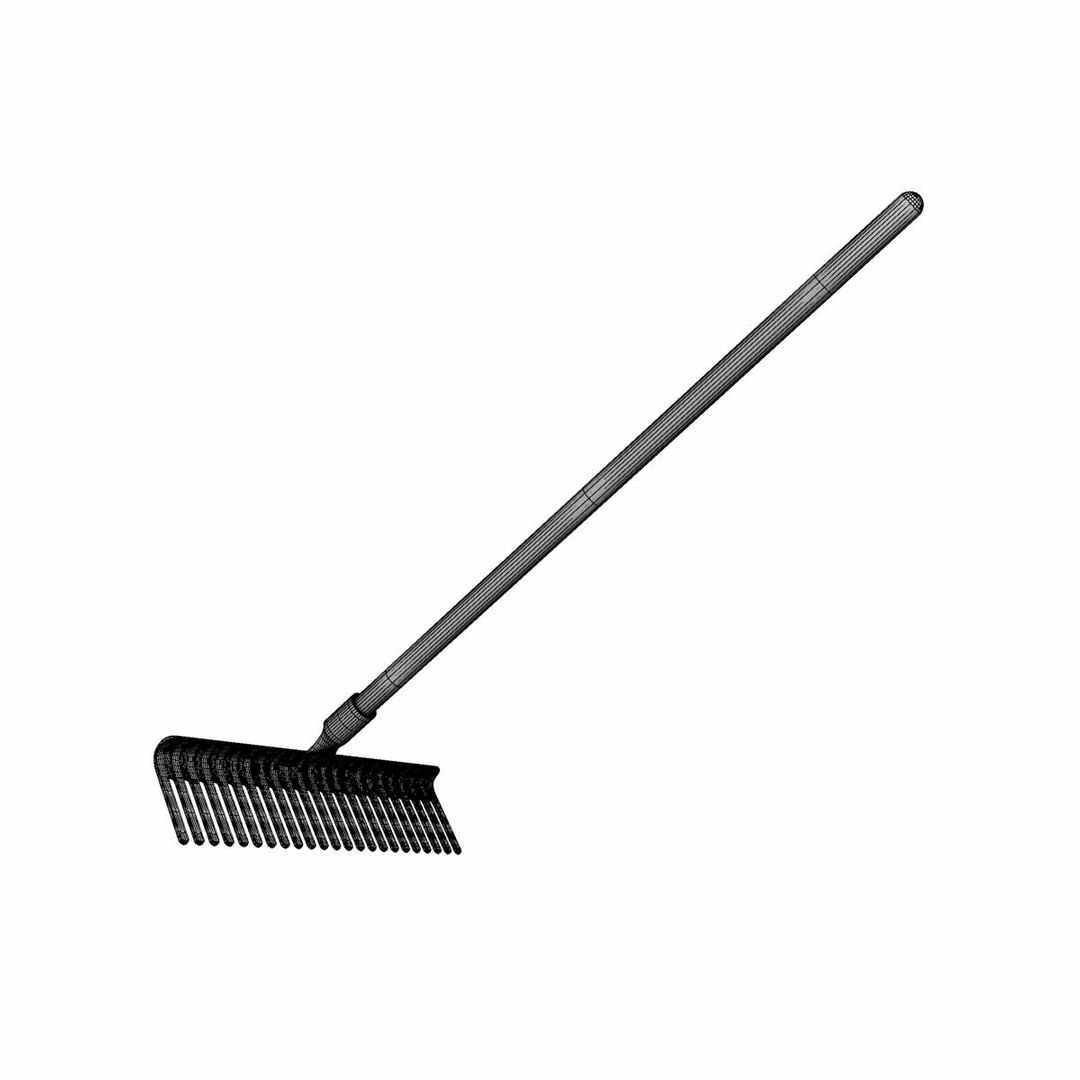 3D Rake Tool Model - TurboSquid 1656181