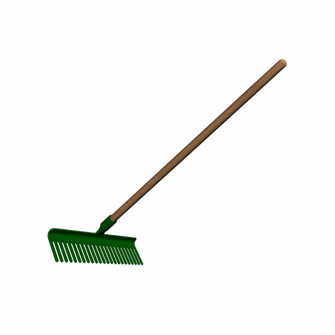 3D Rake Tool Model - TurboSquid 1656181