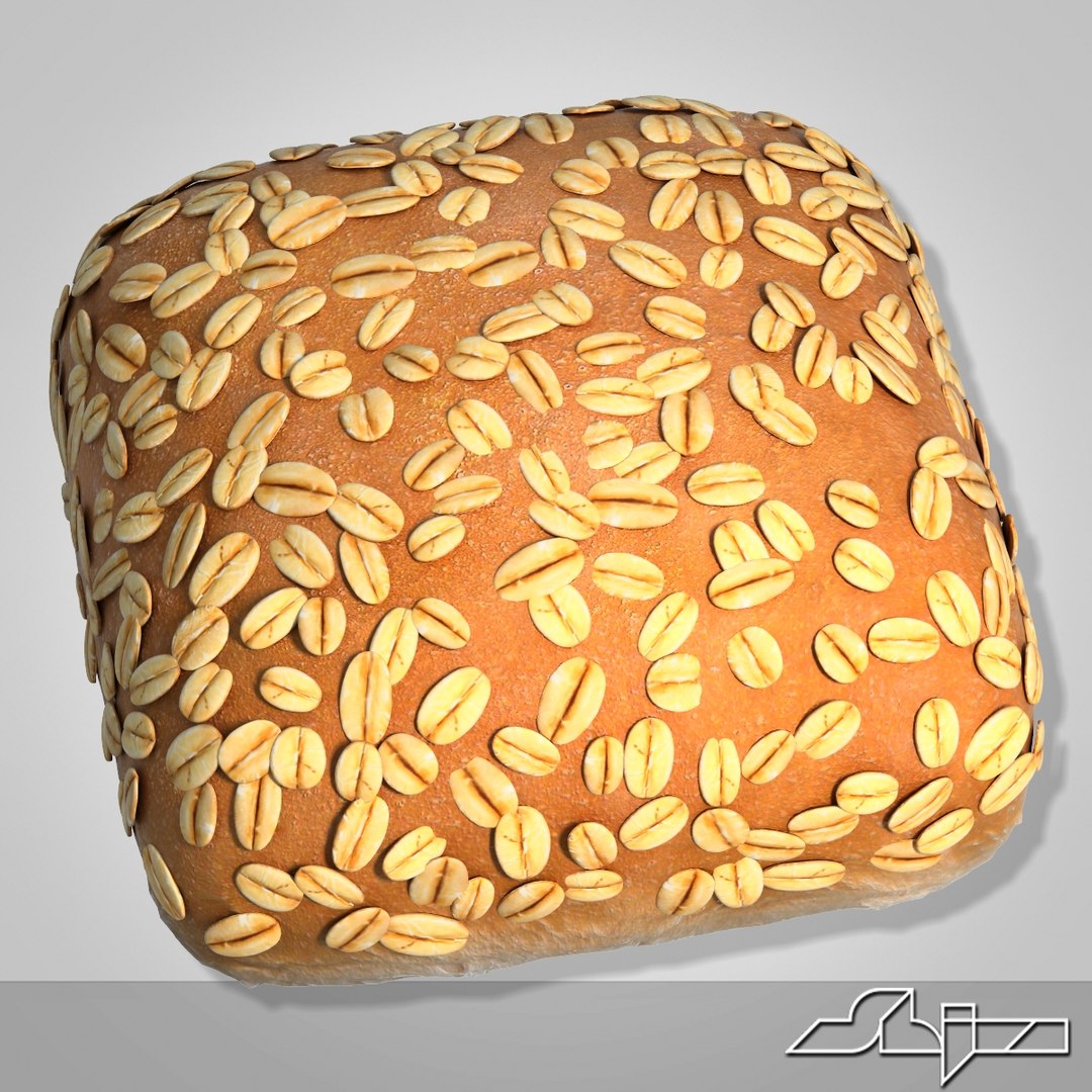 3d Model Bread Modeled