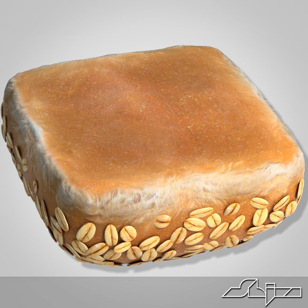 3d Model Bread Modeled