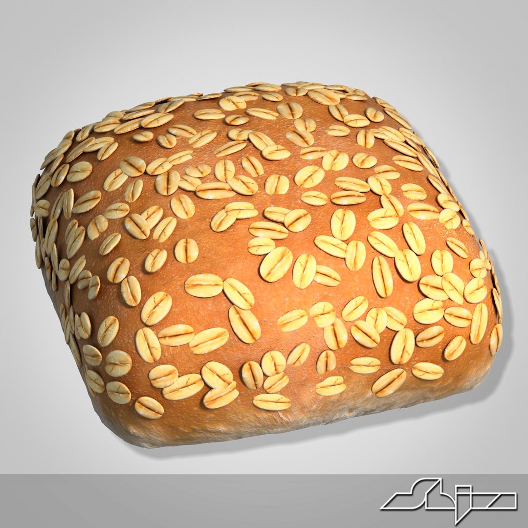 3d Model Bread Modeled