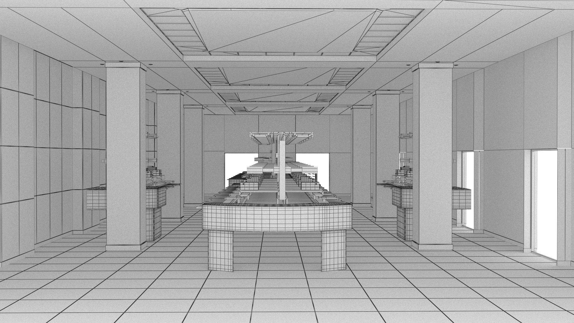 3d Model Of Science Laboratory