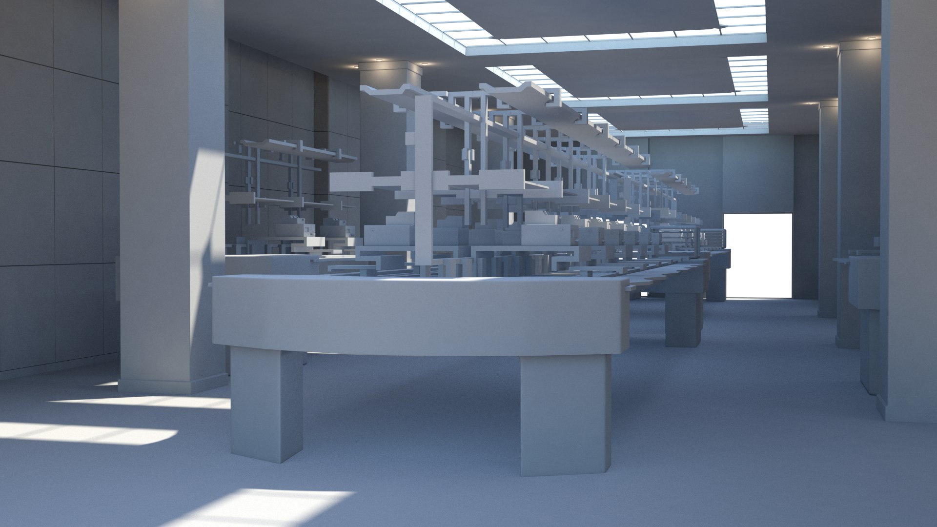 3d Model Of Science Laboratory