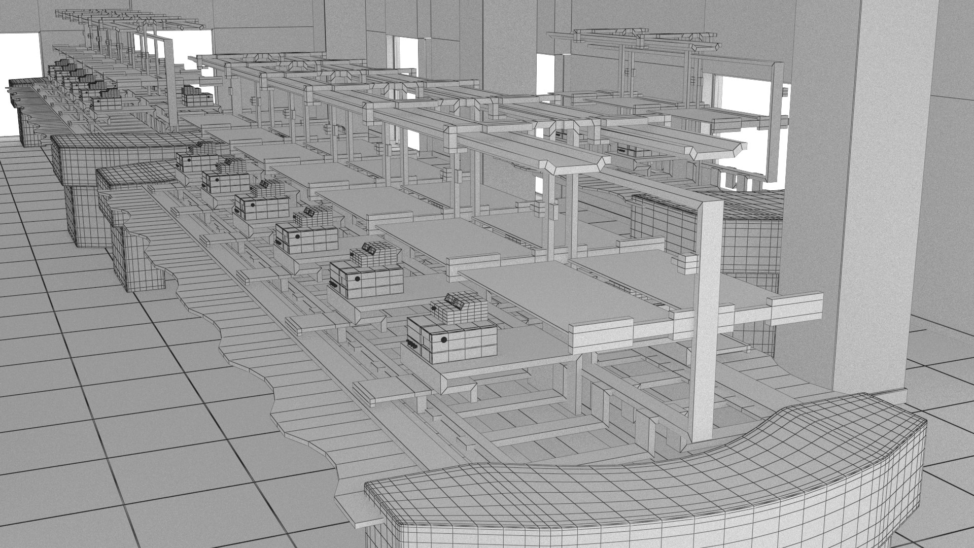 3d Model Of Science Laboratory