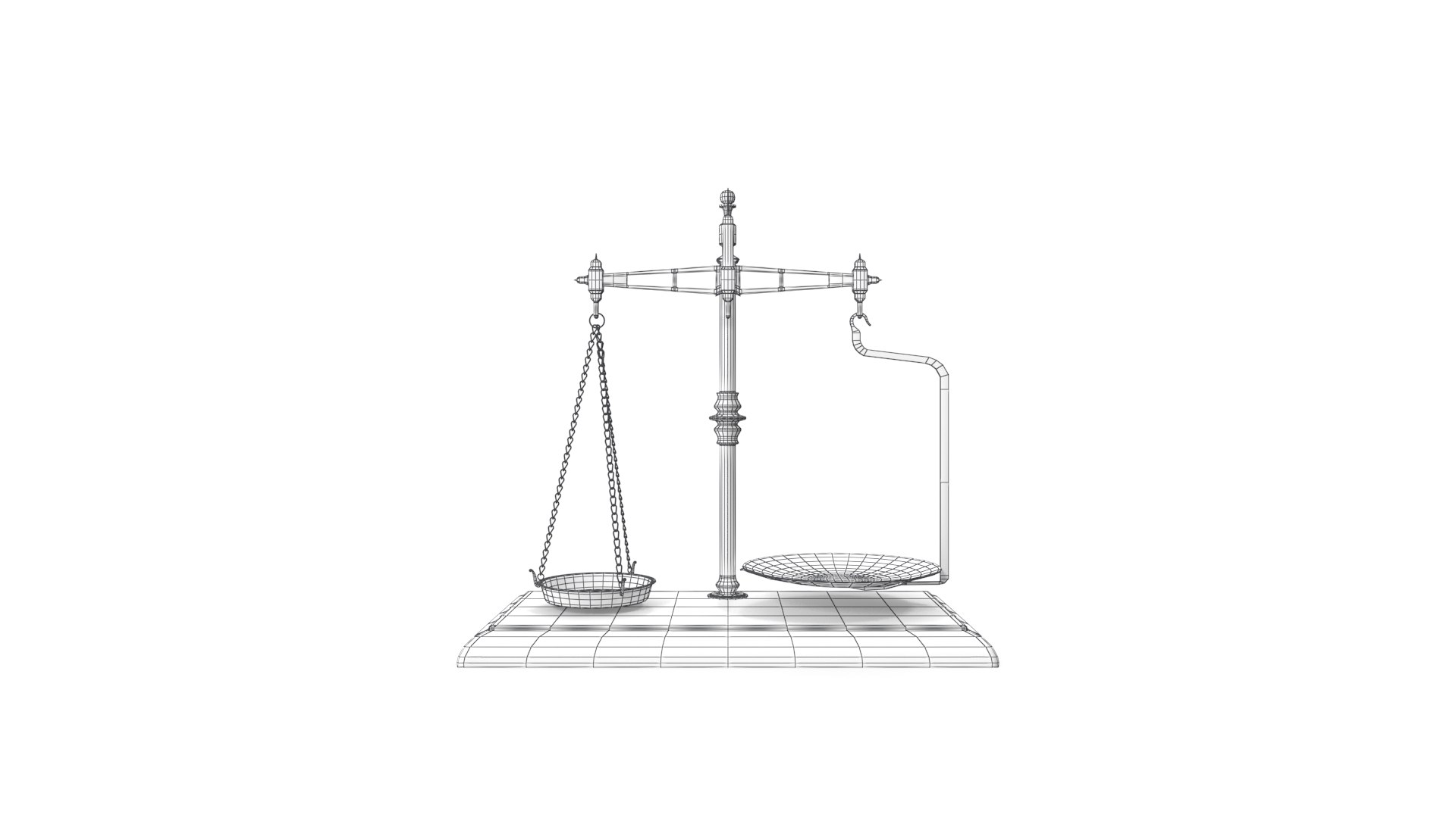 Antique Scales 3D - TurboSquid 2035196