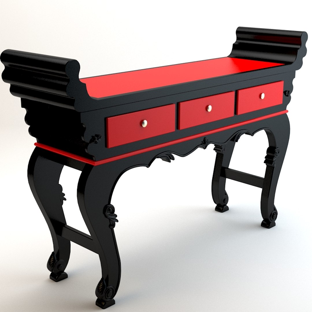 Table Chinese 3d Model