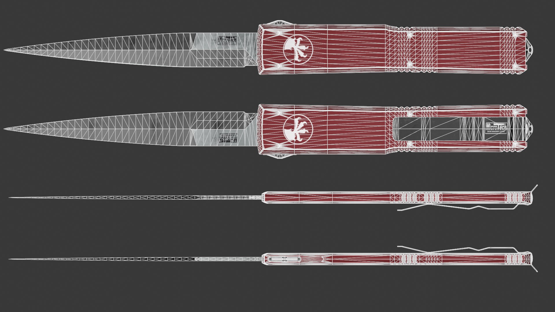 3D Knife MICROTECH ULTRATECH - TurboSquid 1903062