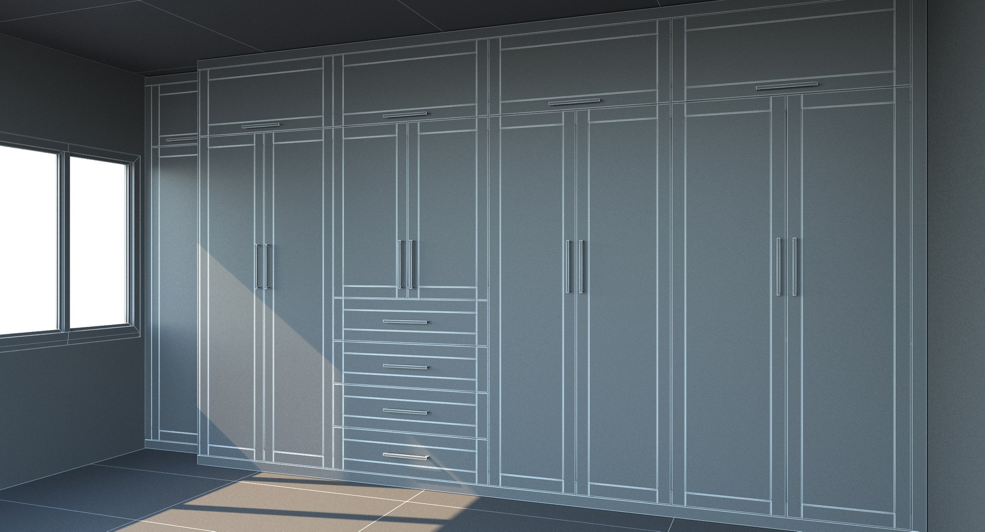 3D Low Poly Realistic Wardrobe Design - TurboSquid 1728300