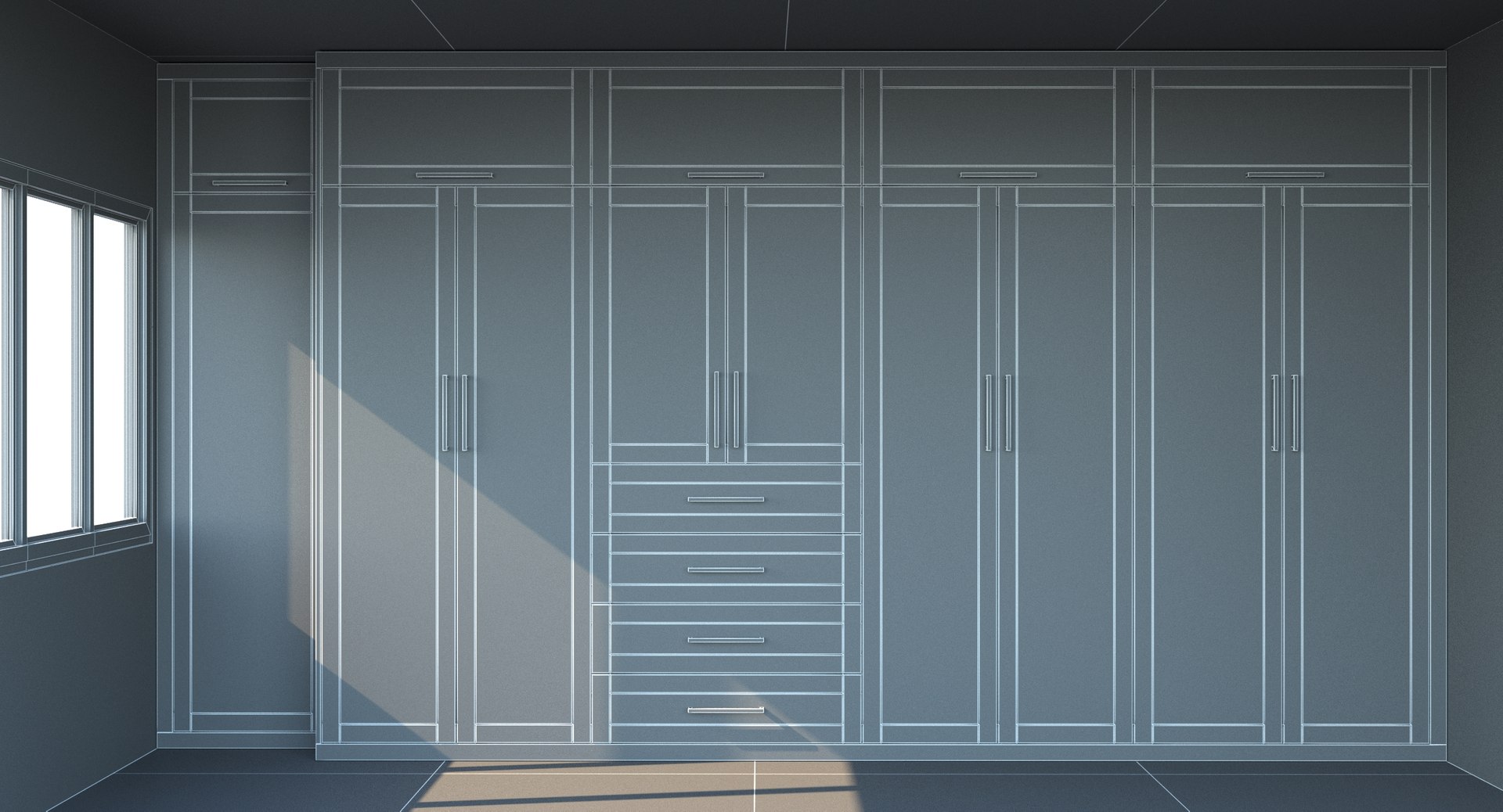 3D Low Poly Realistic Wardrobe Design - TurboSquid 1728300