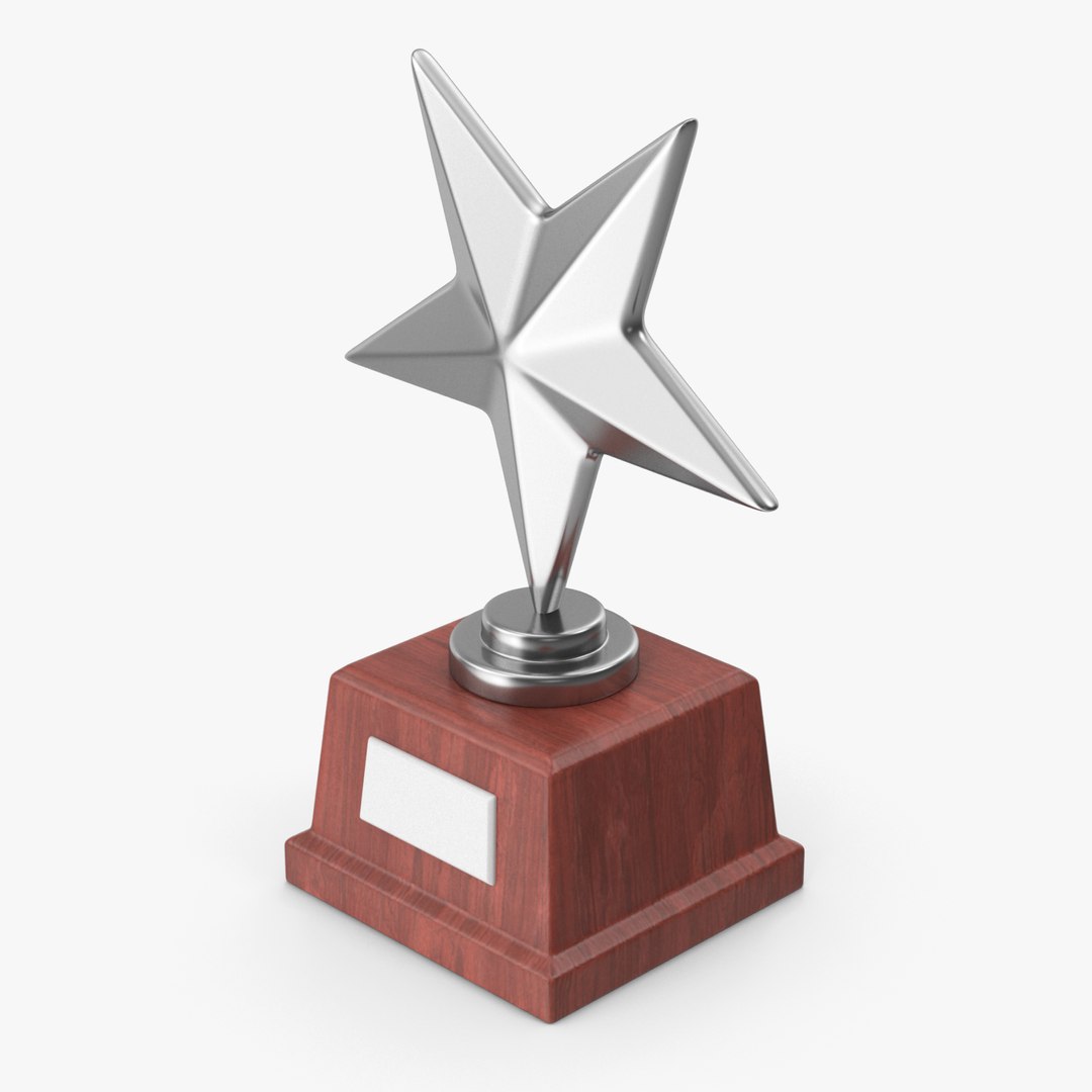 Star Trophy Awards 3D model - TurboSquid 1858651