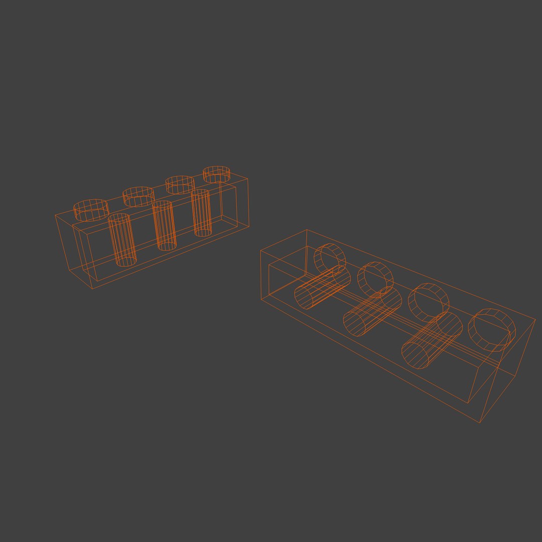 Piece Lego Brick 1x4 3ds