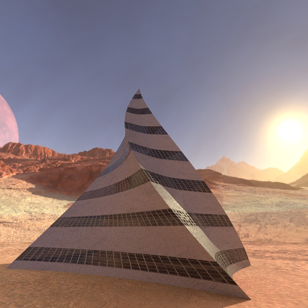 Alien Building 3D Model - TurboSquid 1533291