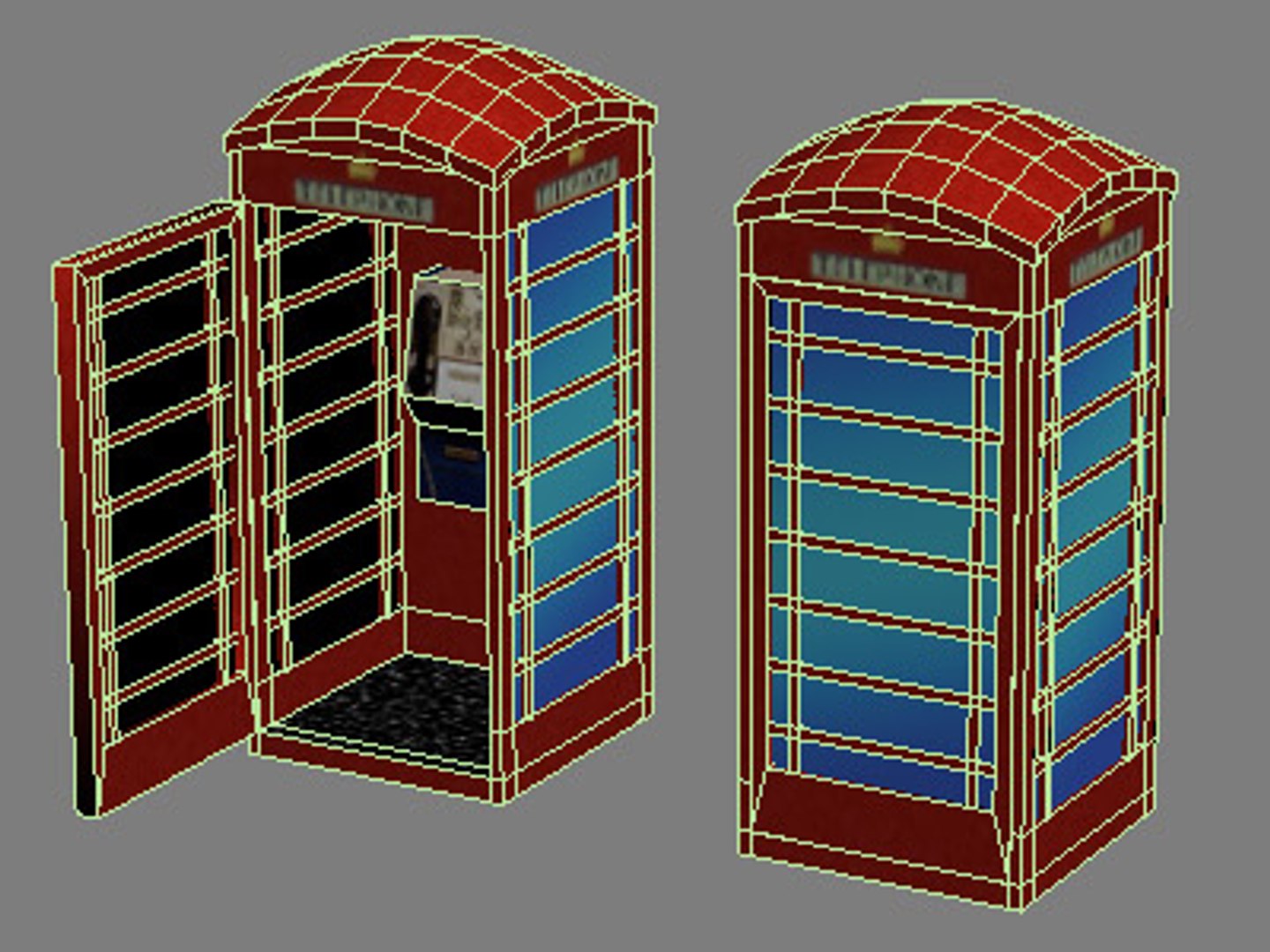 Maya Telephone Booth