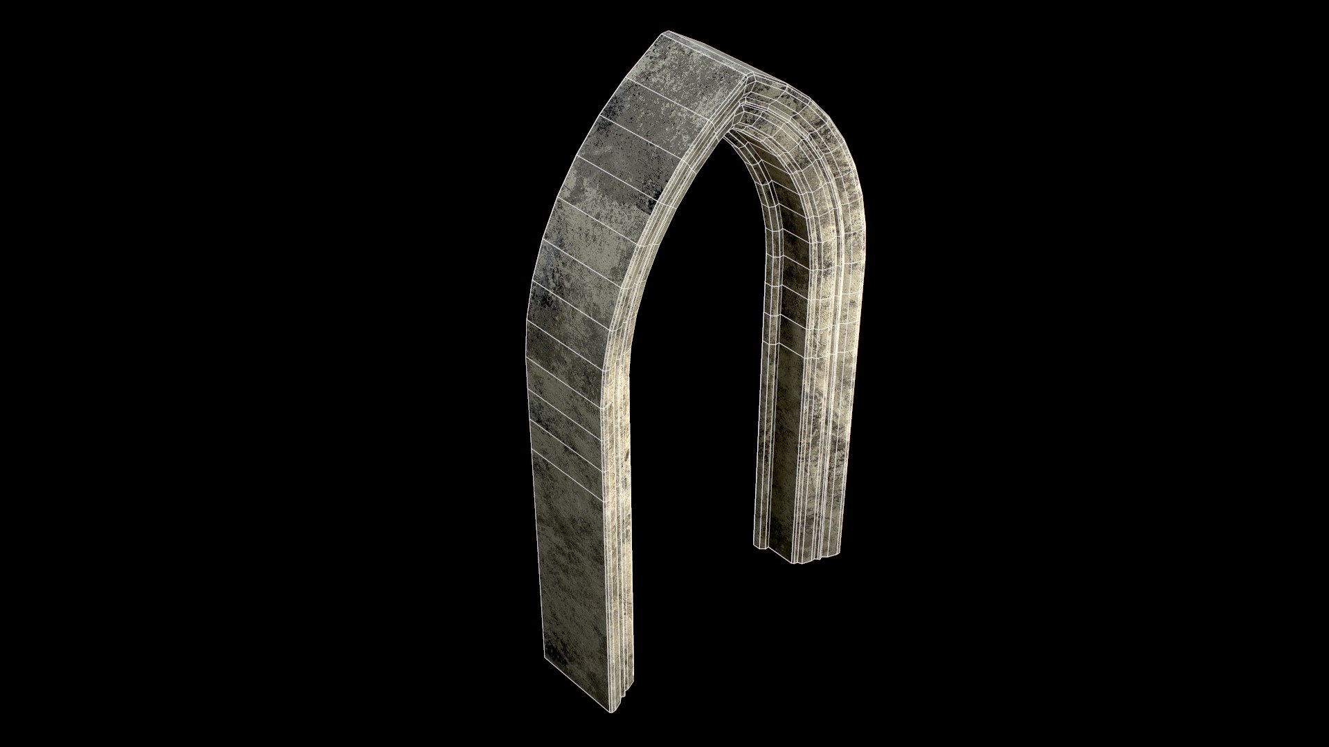 Low-poly Medieval Arch 3D Model - TurboSquid 1631751