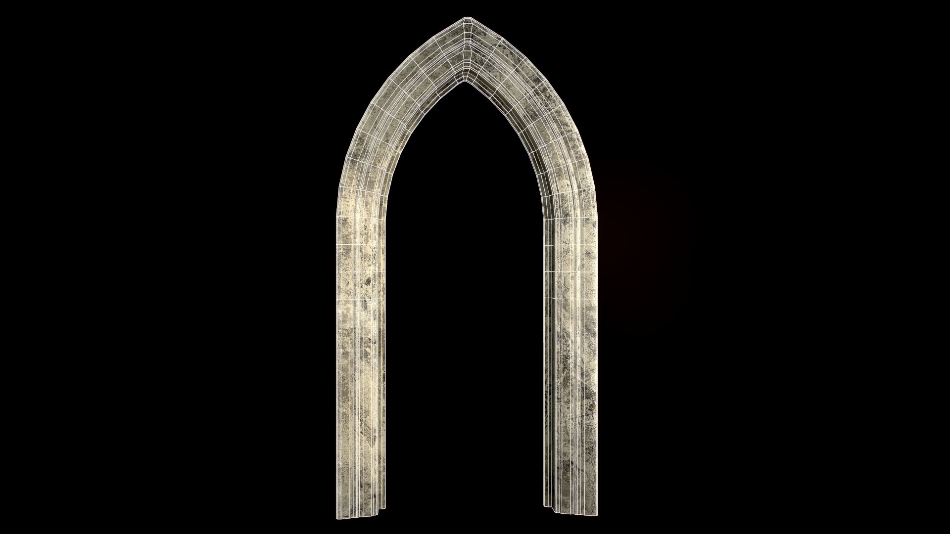 Low-poly Medieval Arch 3D Model - TurboSquid 1631751