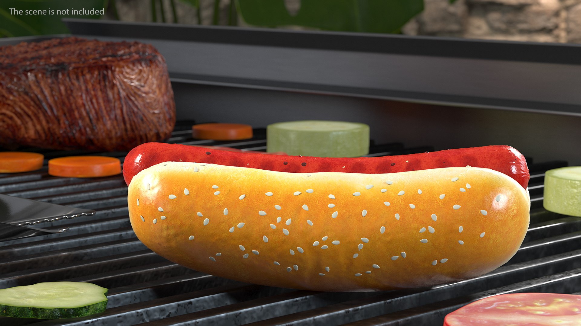 3D Hot Dog Model - TurboSquid 1839928
