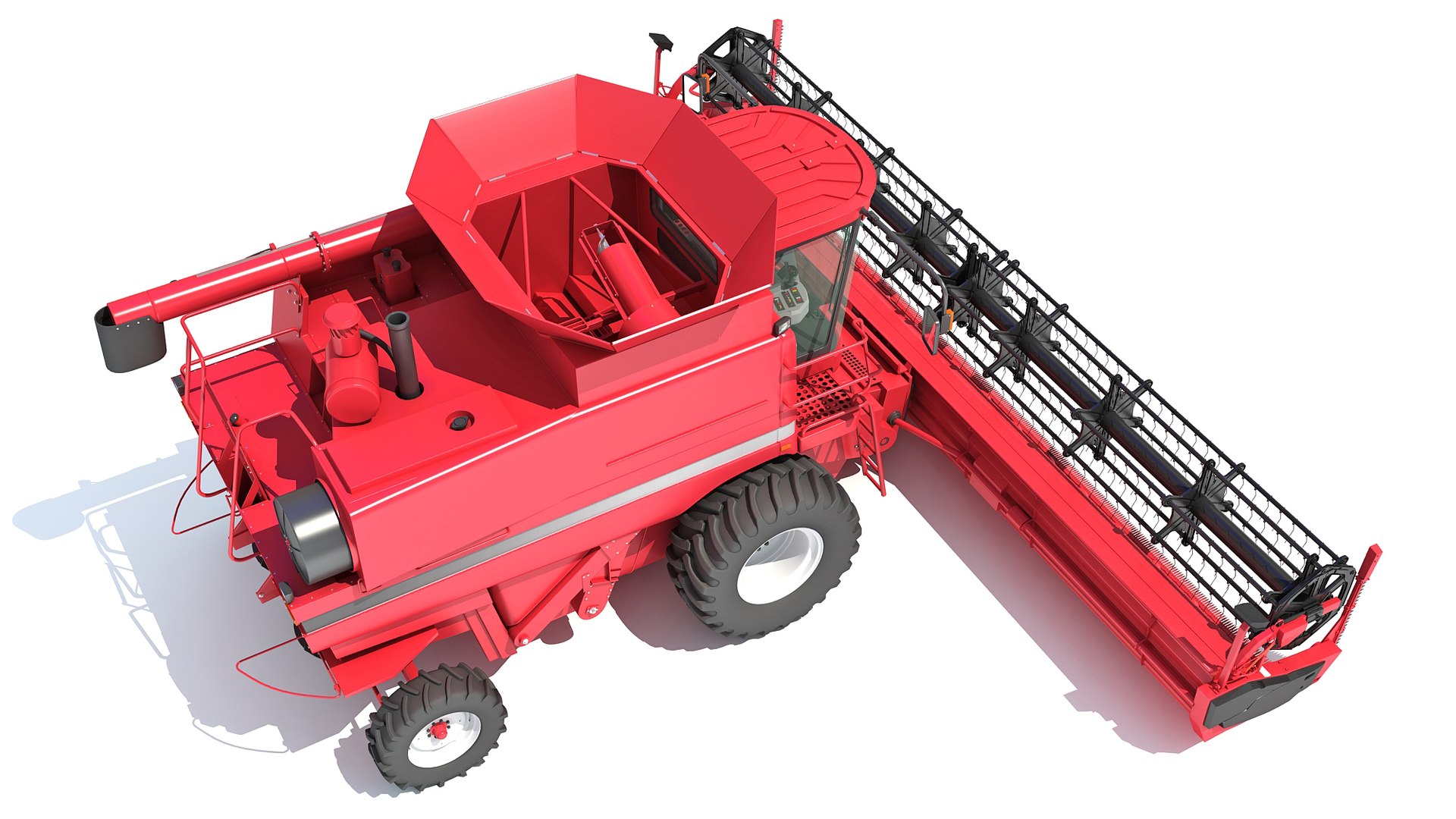 Combine Harvester Model - TurboSquid 1511455
