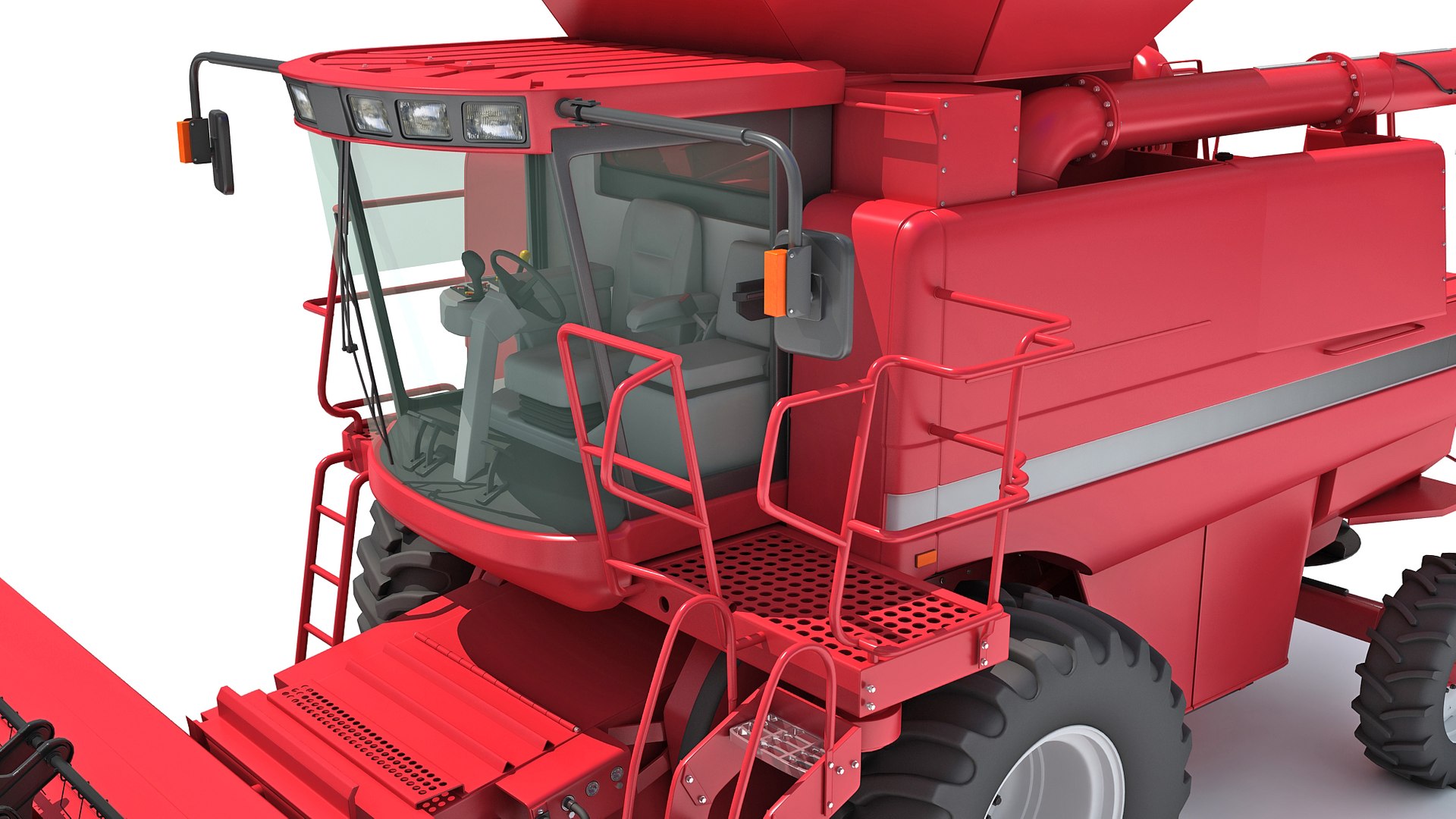Combine Harvester Model - TurboSquid 1511455