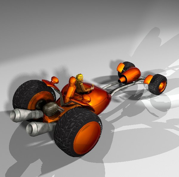 boogie vehicle 3d model
