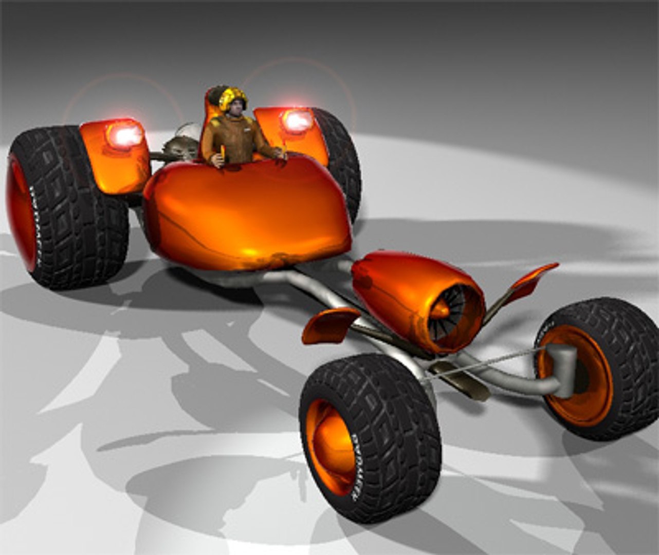 boogie vehicle 3d model