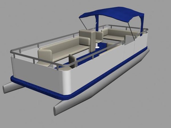 3d model pontoon