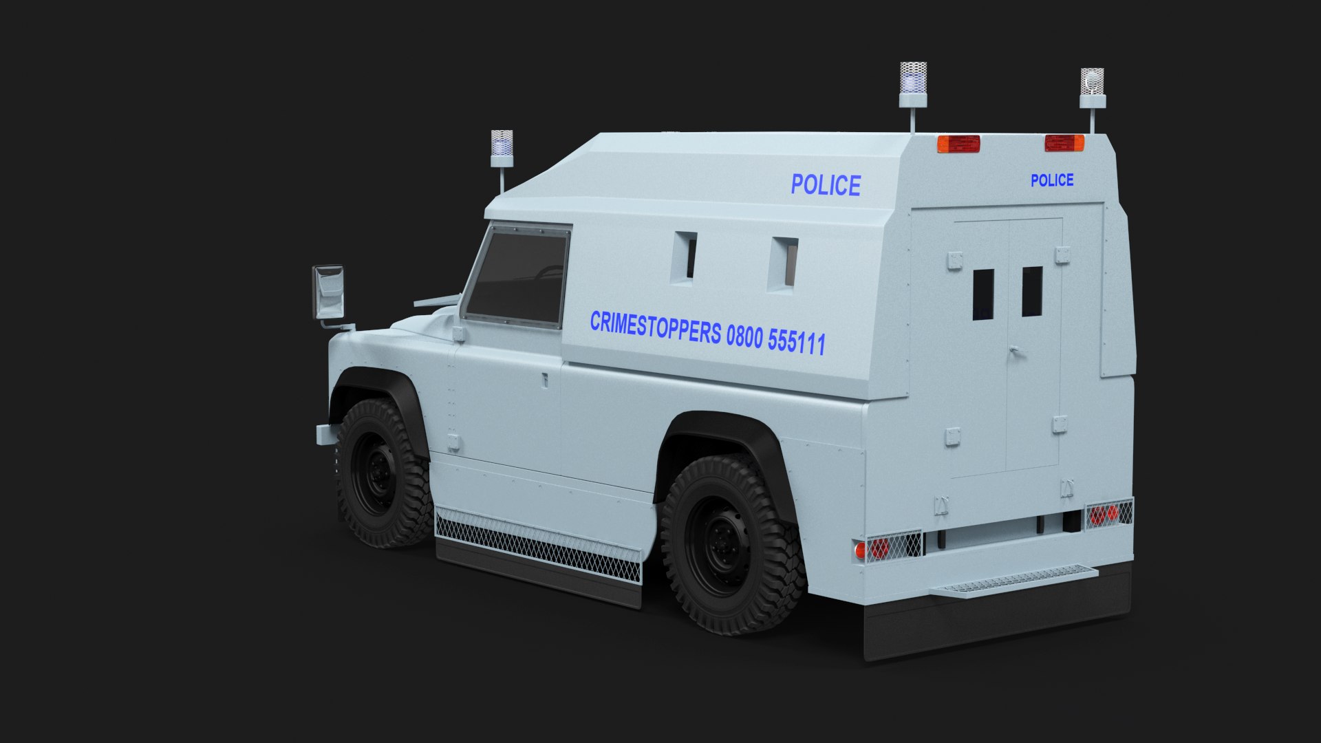 3D Police Tangi - TurboSquid 1731538