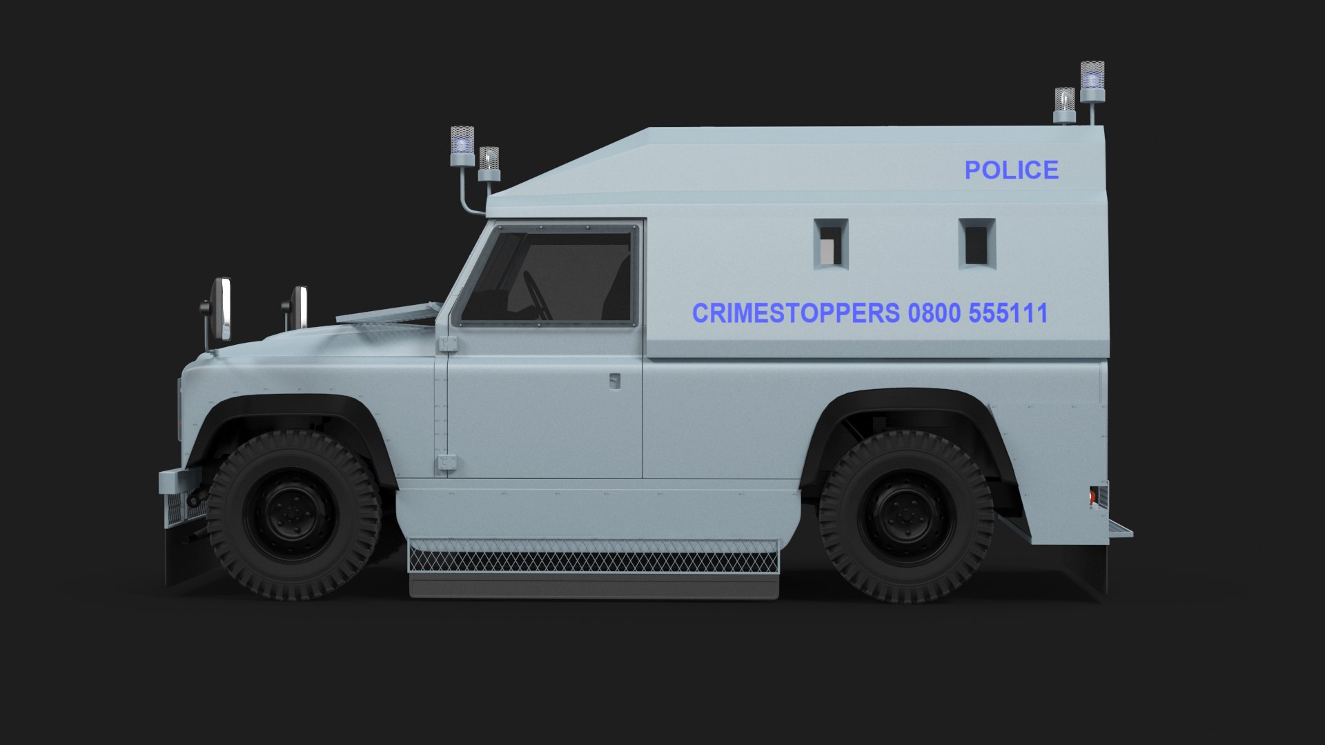 3D Police Tangi - TurboSquid 1731538