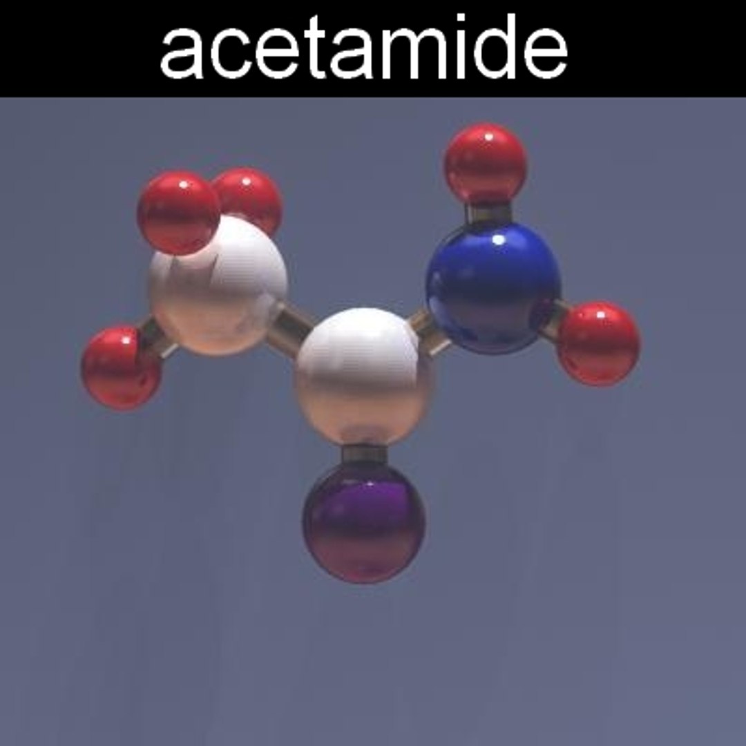 acetamide 3d model
