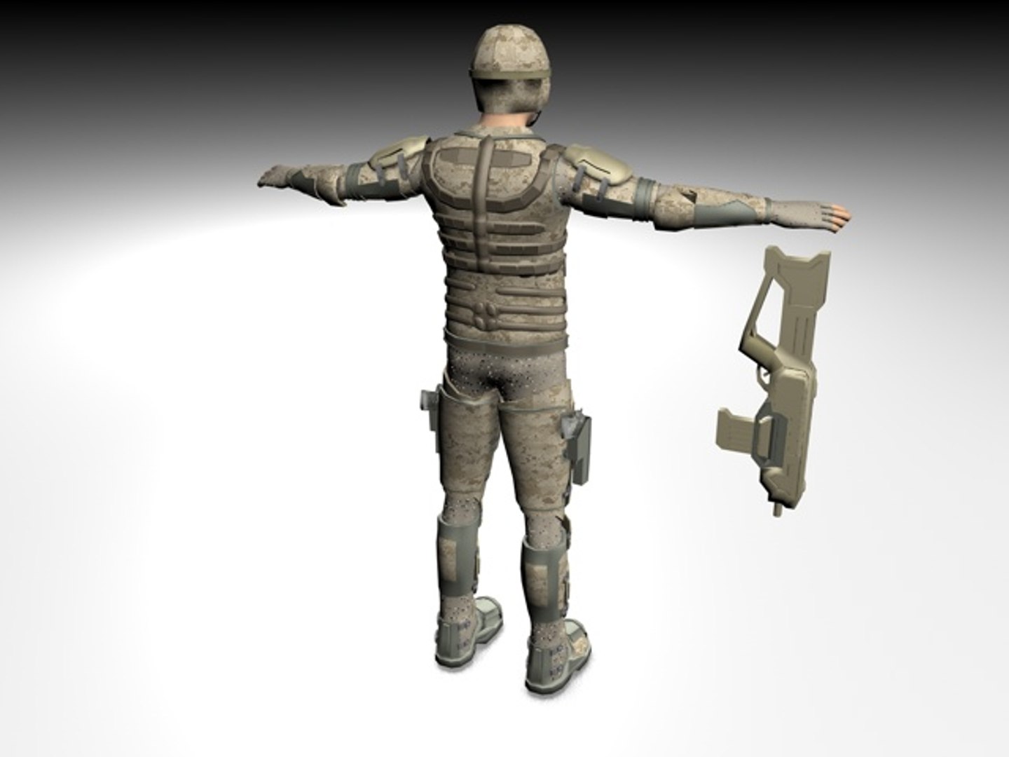 3d model future soldier