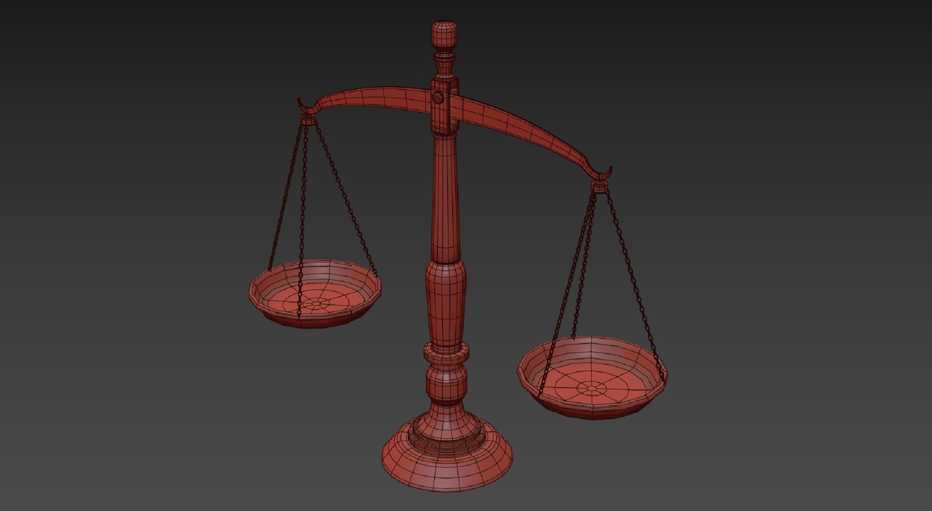 Scales Of Justice 3D Model - TurboSquid 1834025