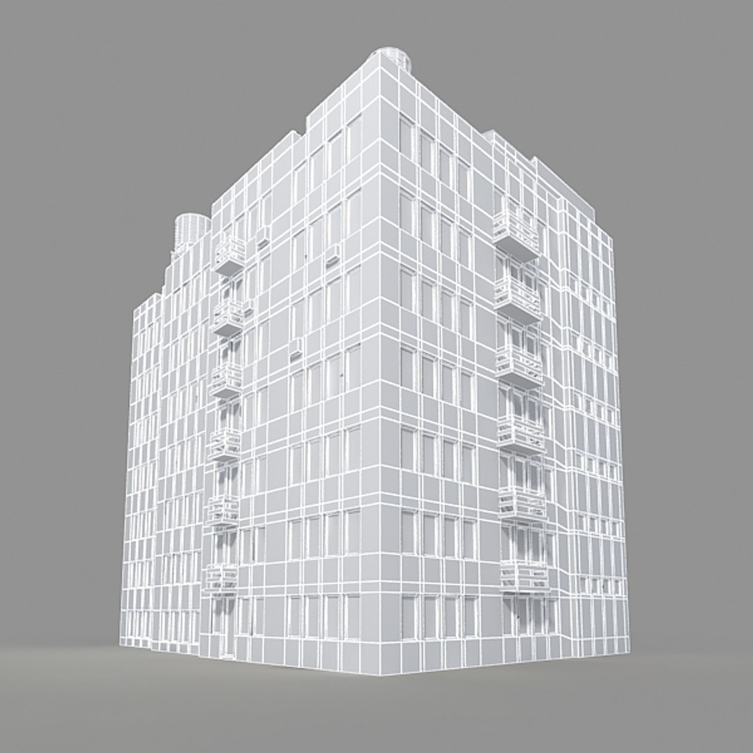 3d Residental Building Complex