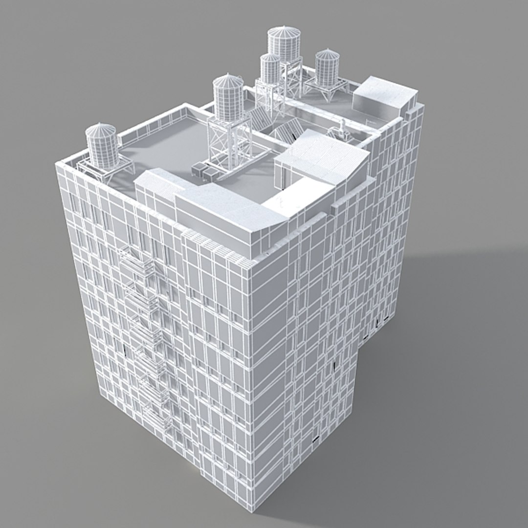 3d Residental Building Complex