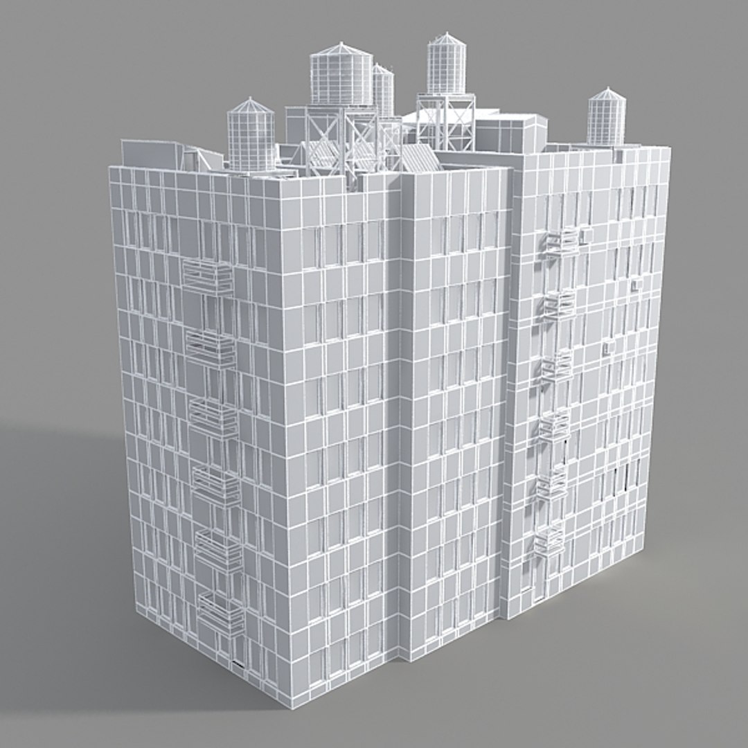 3d Residental Building Complex