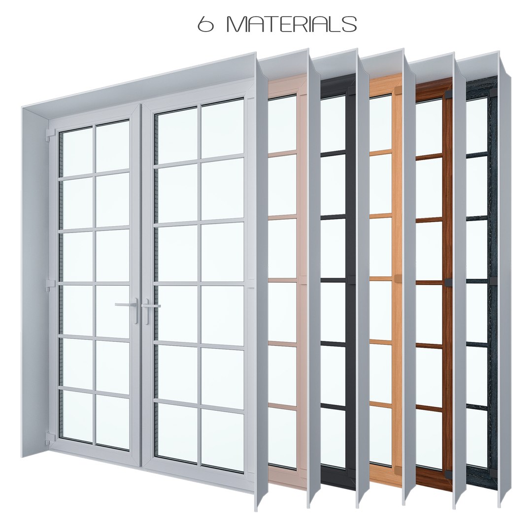 Windows doors 3D model - TurboSquid 1270094