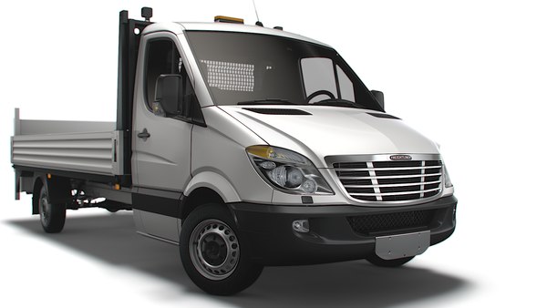 modelo 3d Freightliner Sprinter Dropside Tail Lift 2018 - TurboSquid ...