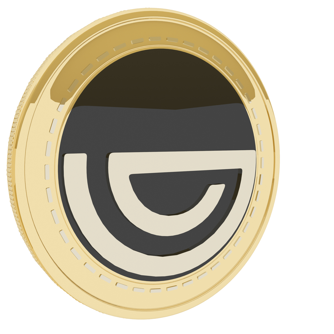 3D Genesis Vision Cryptocurrency Gold Coin - TurboSquid 1856538