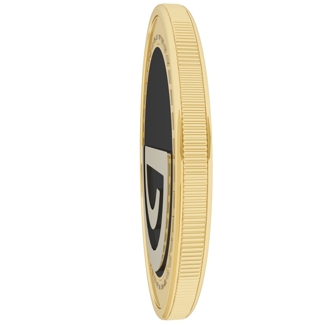 3D Genesis Vision Cryptocurrency Gold Coin - TurboSquid 1856538