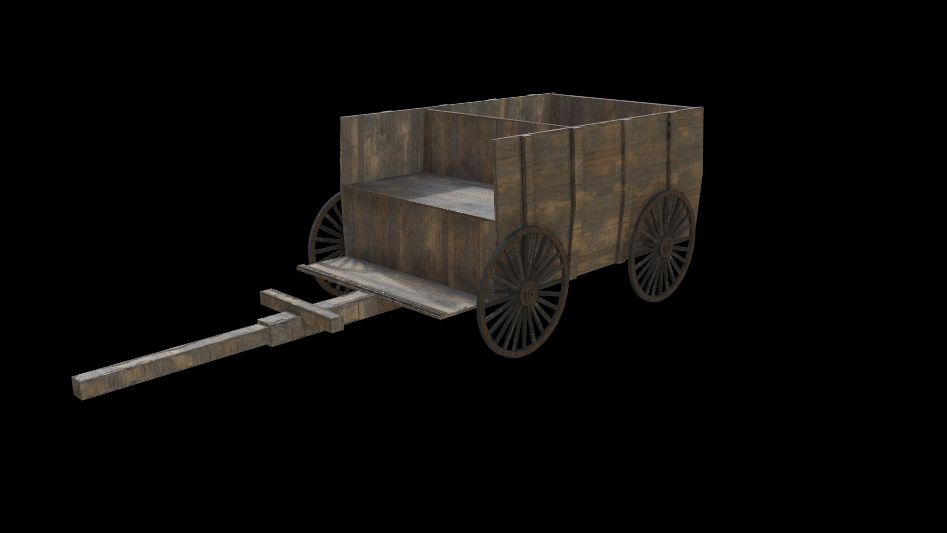 Medieval Wagon 3D Model - TurboSquid 1720420