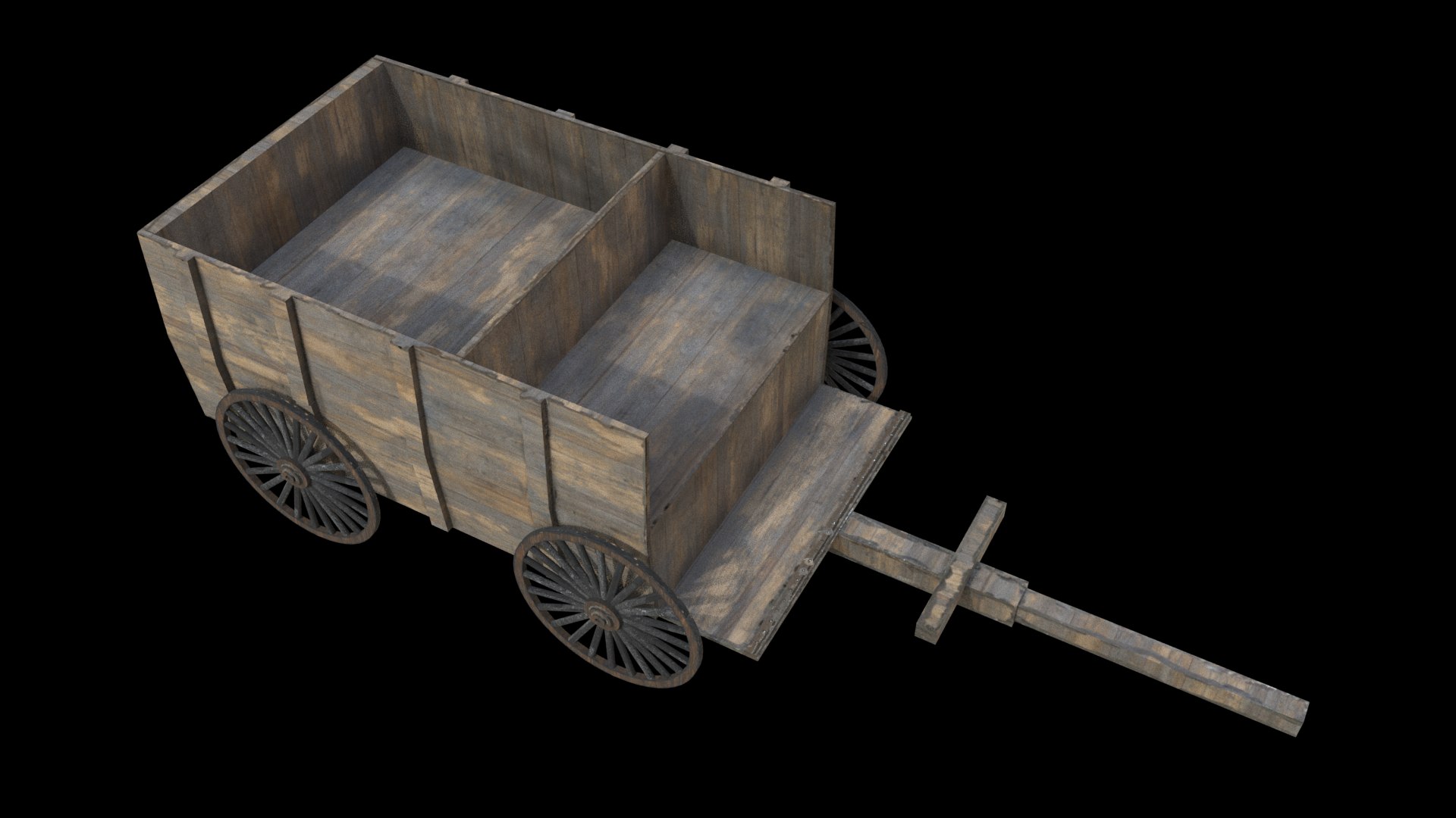 Medieval Wagon 3D Model - TurboSquid 1720420