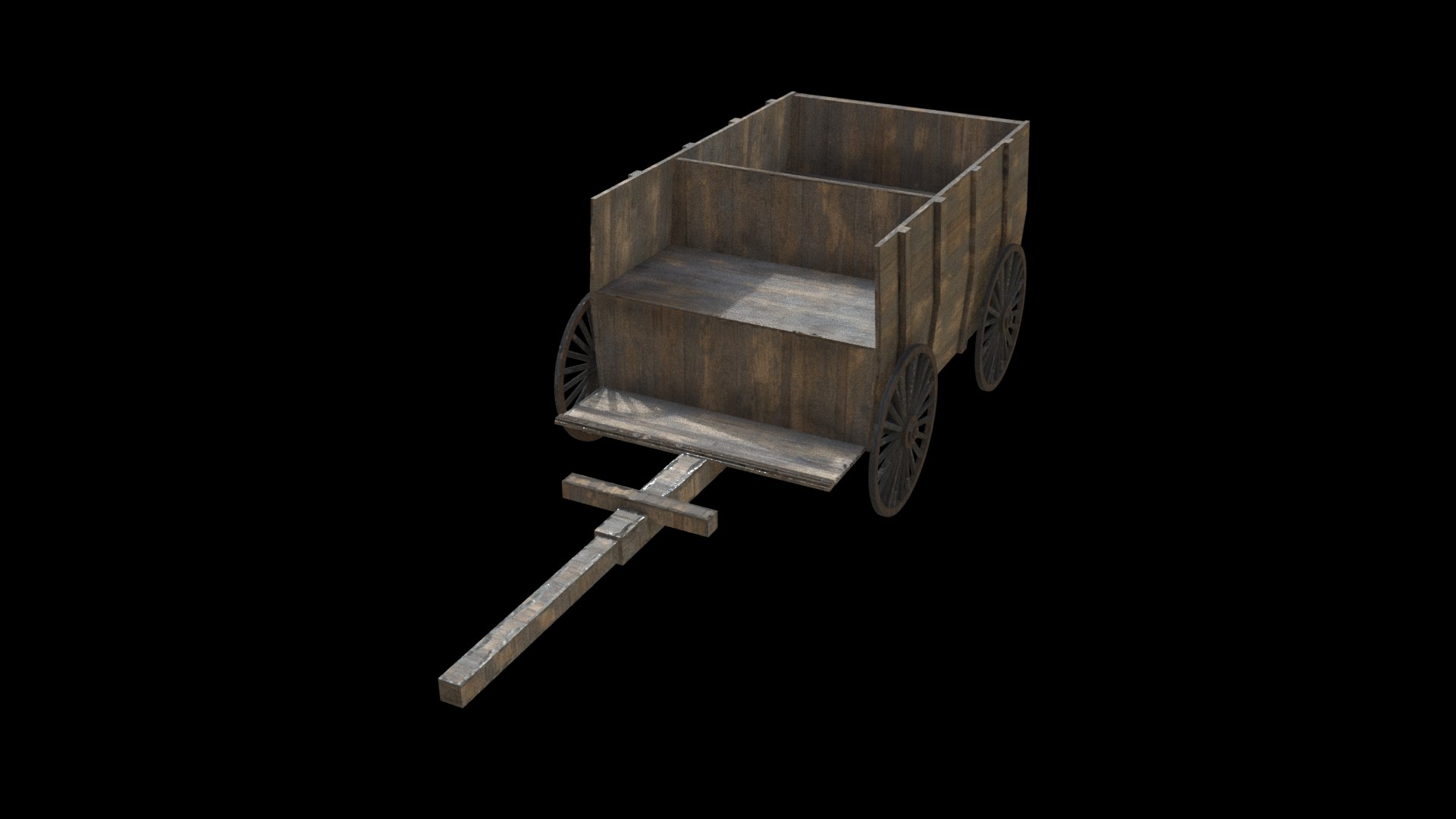 Medieval Wagon 3D Model - TurboSquid 1720420