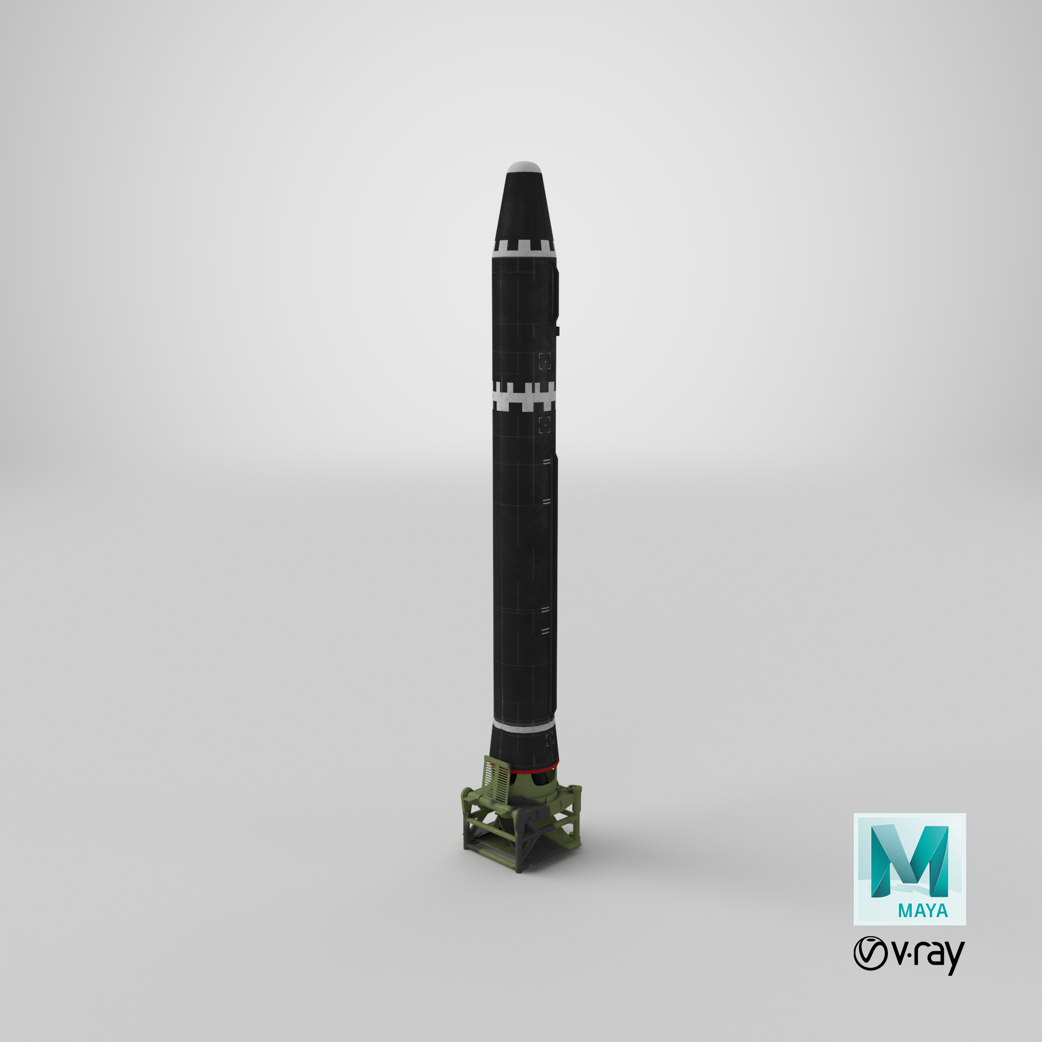 Hwasong-15 intercontinental ballistic missile 3D model - TurboSquid 1524513