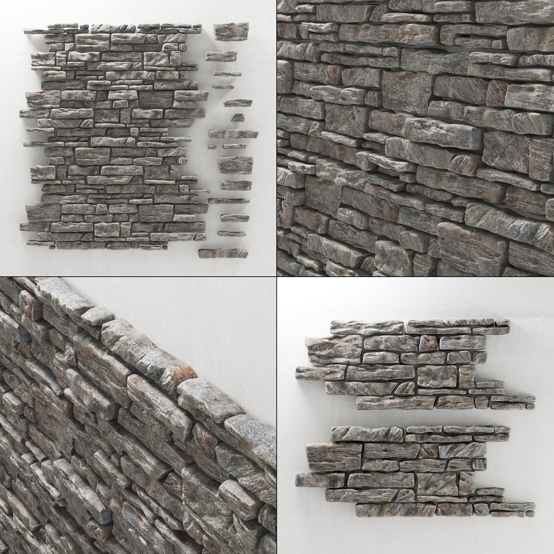 3D panel rock - TurboSquid 1482487